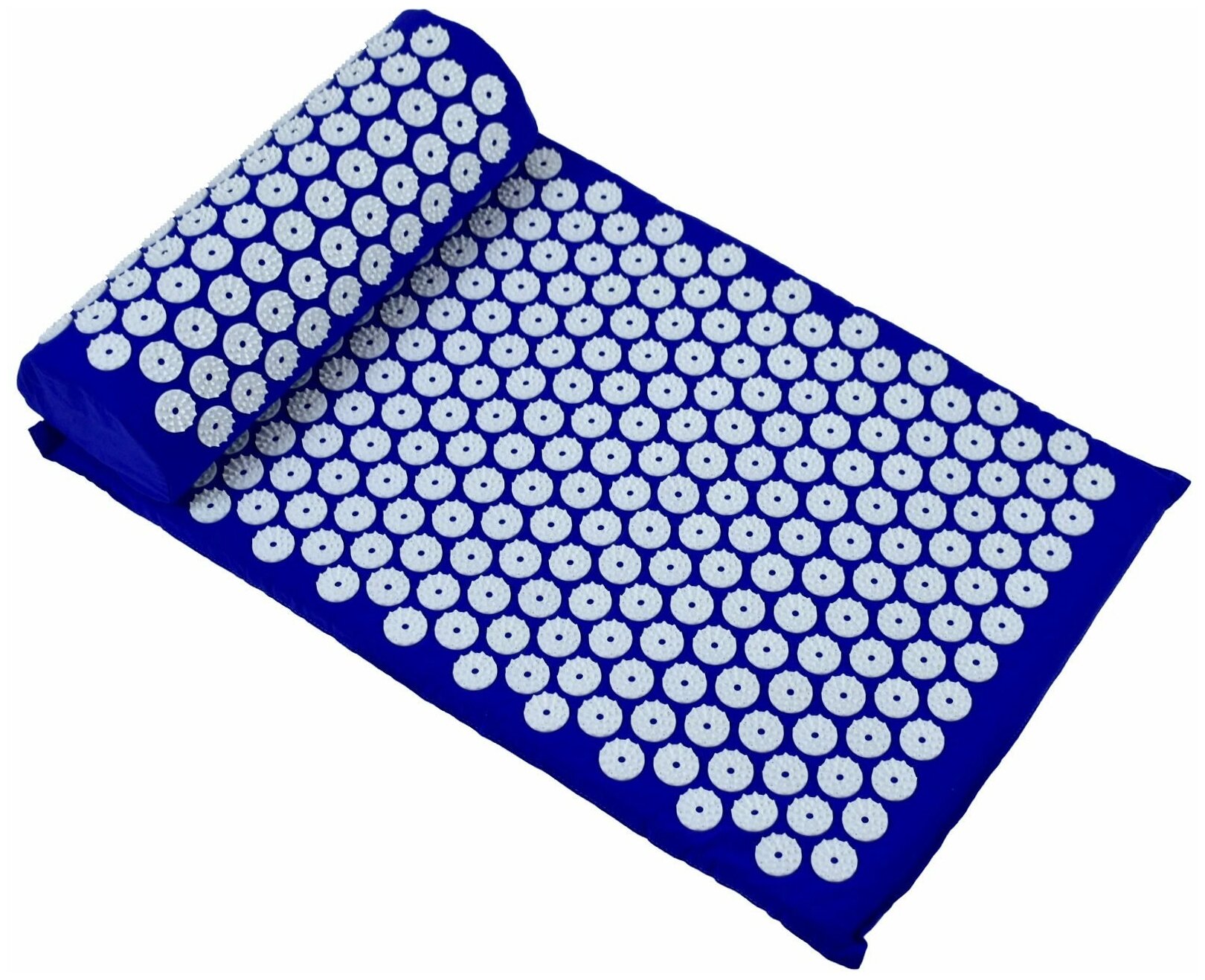 Набор массажный акупунктурный (аппликатор) (коврик, валик) синий