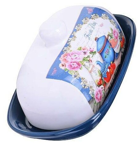 Маслёнка с крышкой Натюрморт Loraine 26393 KSMB-26393