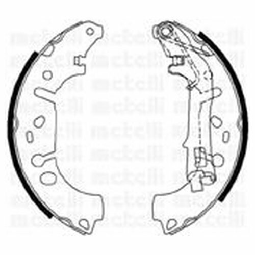 Комплект тормозных колодок Metelli 530093