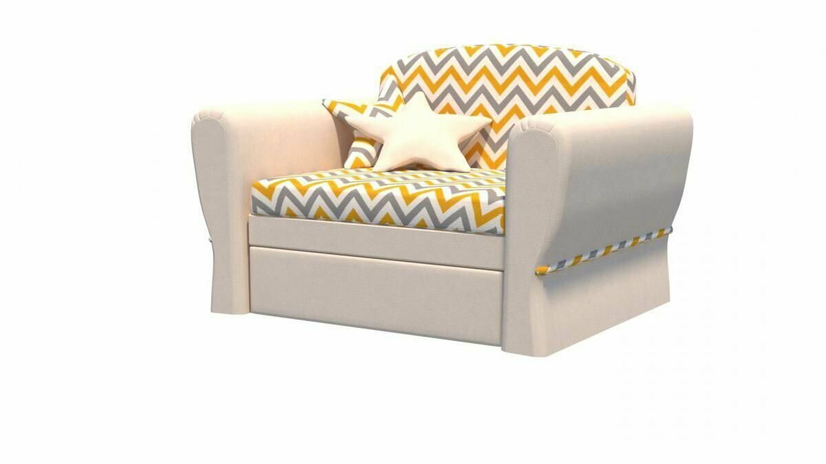 Диван детский Мини Зигзаг Ивори