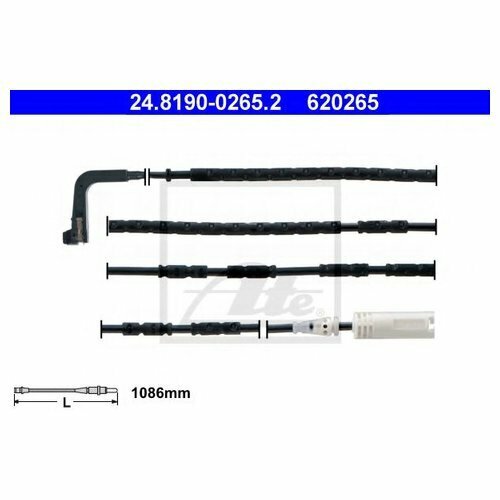 Датчик износа тормозных колодок Ate 24819002652 для BMW 1 серия E81, E82, E87, E88, 3 серия E90, E91, E92, E93