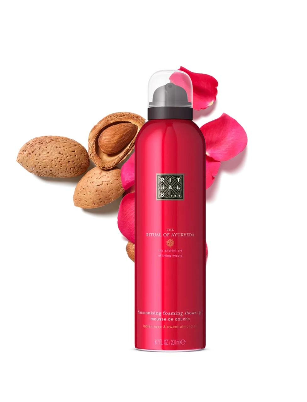 Rituals Гель-Пена для Душа, 200 мл Индийская Роза & Сладкий Миндаль