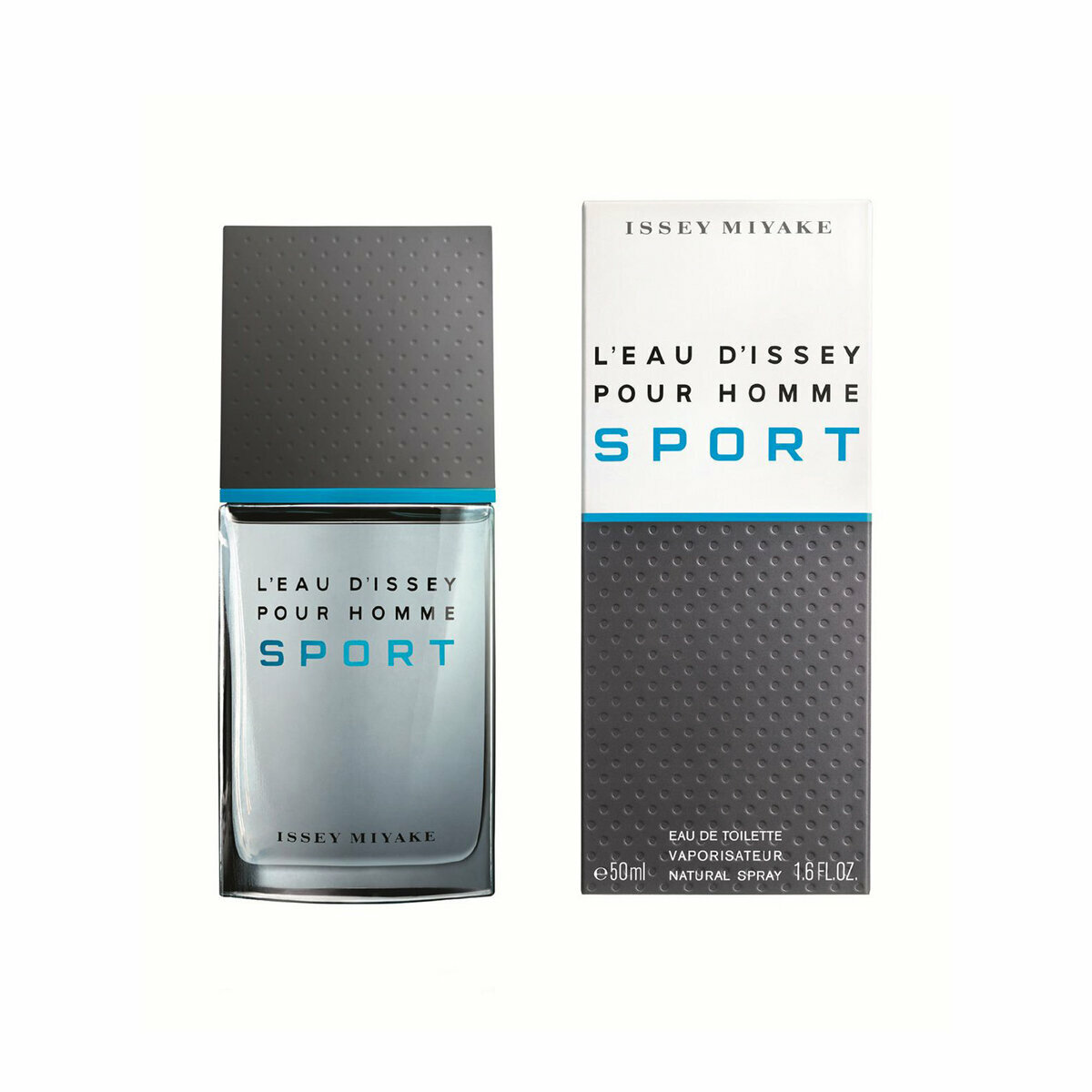 Туалетная вода Issey Miyake "L'Eau d'Issey Pour Homme Sport", мужская, древесные, фужерные нотки, 50мл