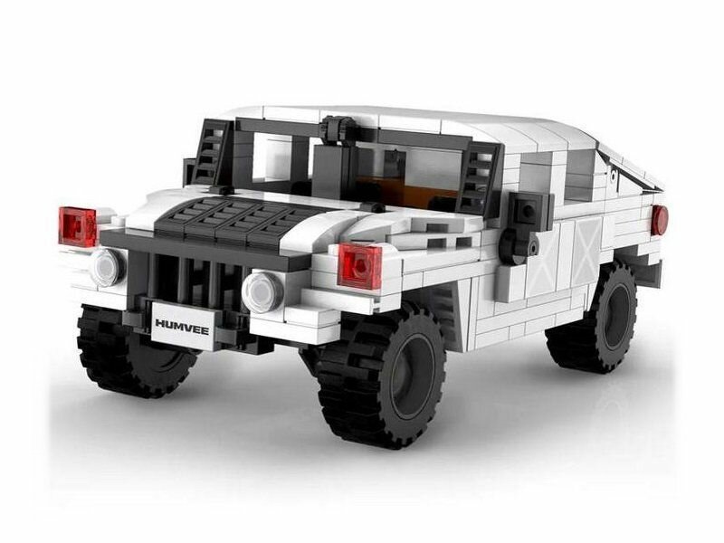 Конструктор CADA военный бронированный автомобиль HumVee, 328 элементов - C55022W