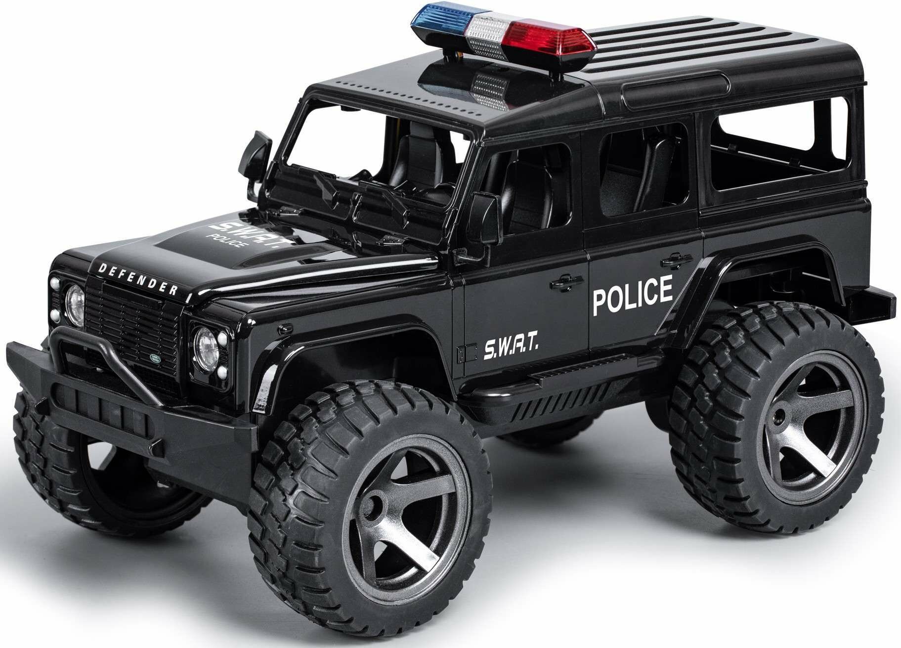 Радиоуправляемый краулер Double Eagle Land Rover Defender 110 SWAT Police 4WD RTR масштаб 1:14 2.4G - E363-003|BLACK