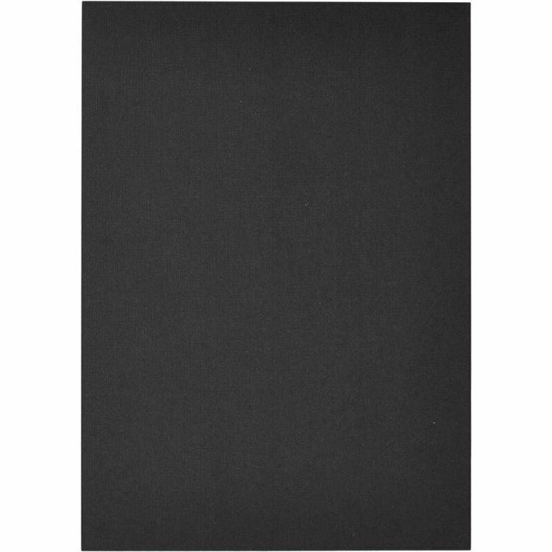 Обложки для переплета картонные Promega office чер. ленA4,250г/м2,100шт/уп.