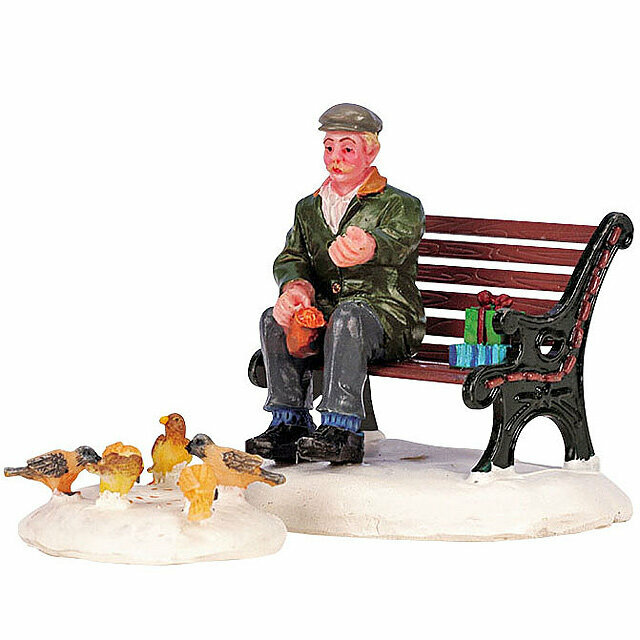 Набор фигурок Покормить птичек, 6 см, Lemax (Лемакс), 42905-lemax