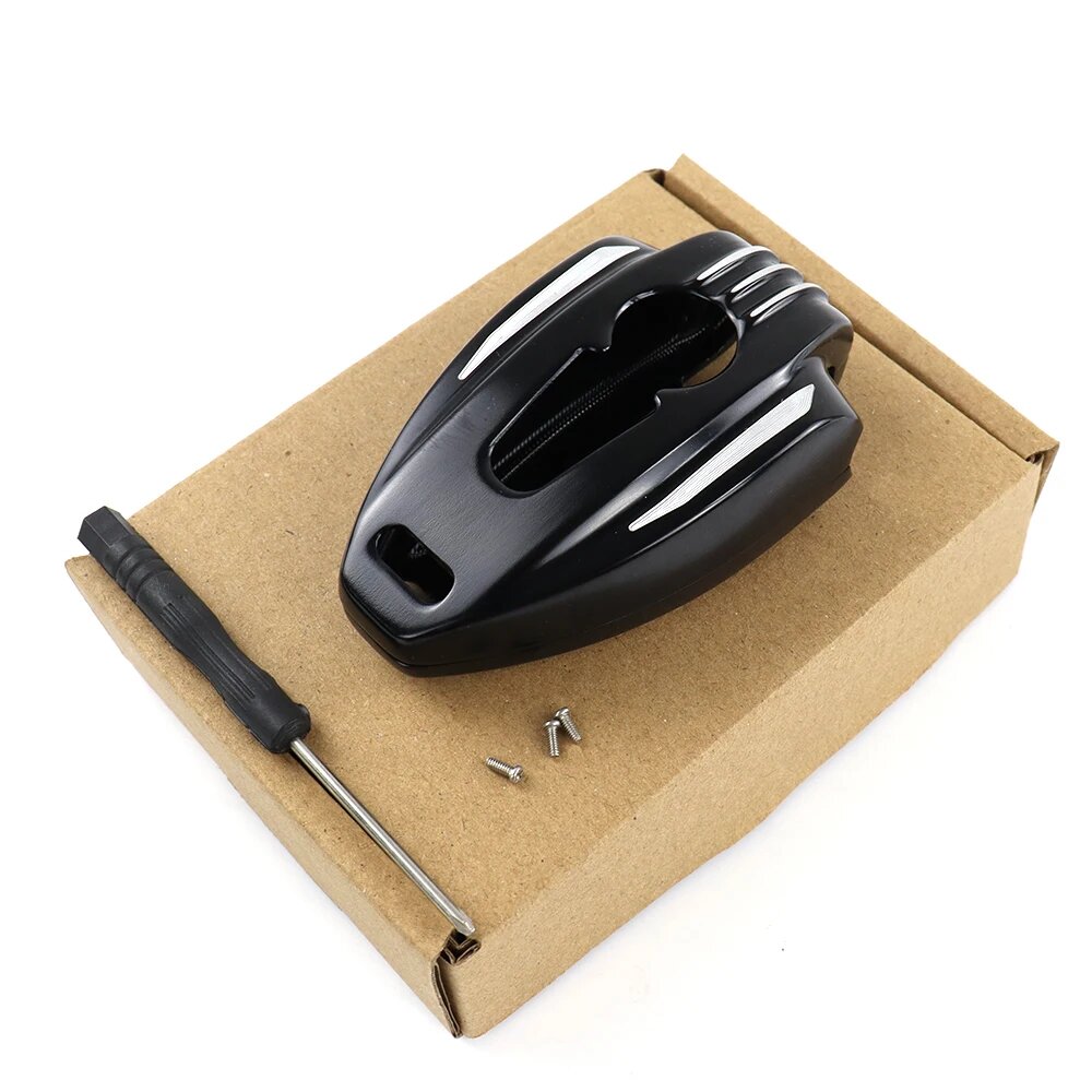 Чехол для ключей от мотоцикла защитный алюминиевый корпус, чехол без ключа для BMW R Черный, Black