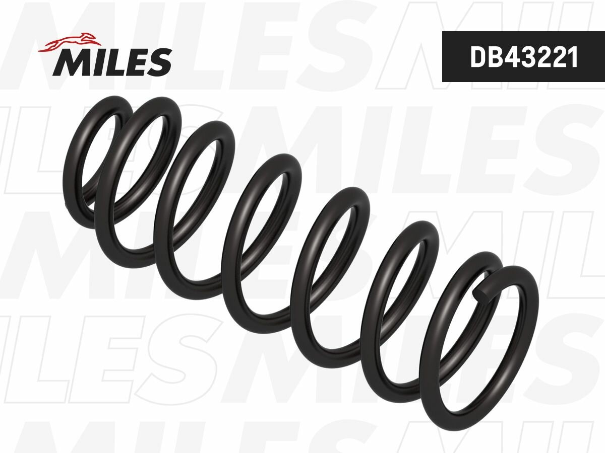 MILES Пружины задней подвески(комплект 2шт) усиленные TOYOTA COROLLA/FIELDER 00- /2ZZGE 00-04 (OBK C4T18552H) DB43221