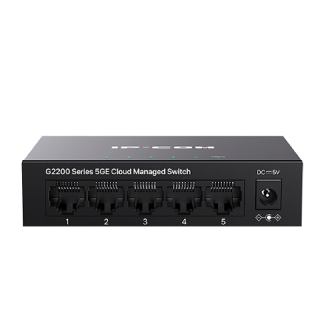 IP-COM G2205D Коммутатор управляемый, 5 портов, 5x1 Гбит/с, металлический корпус