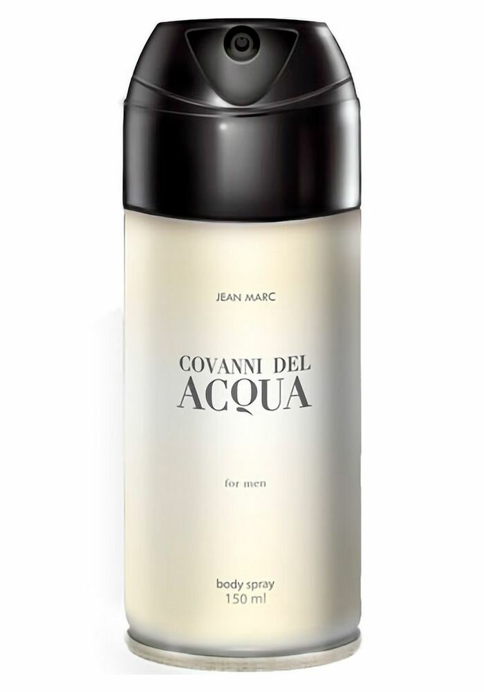 Jean Marc men Covanni Del Acqua Парфюмированный дезодорант 150 мл.