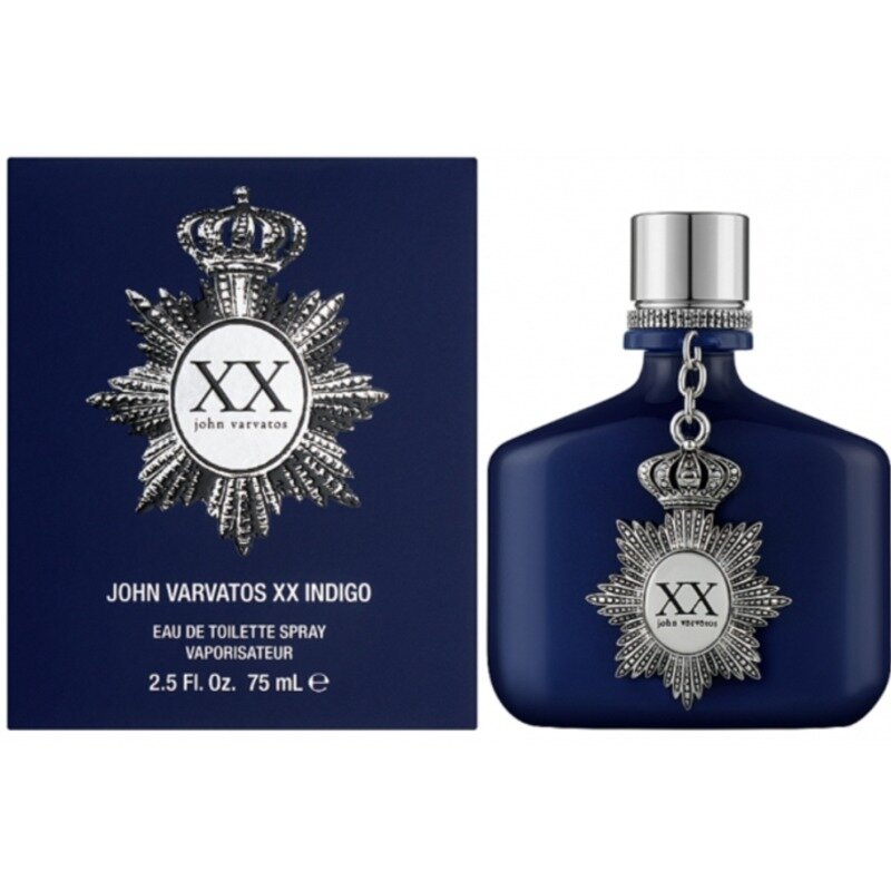 John Varvatos XX Indigo 75 мл, туалетная вода Мужская