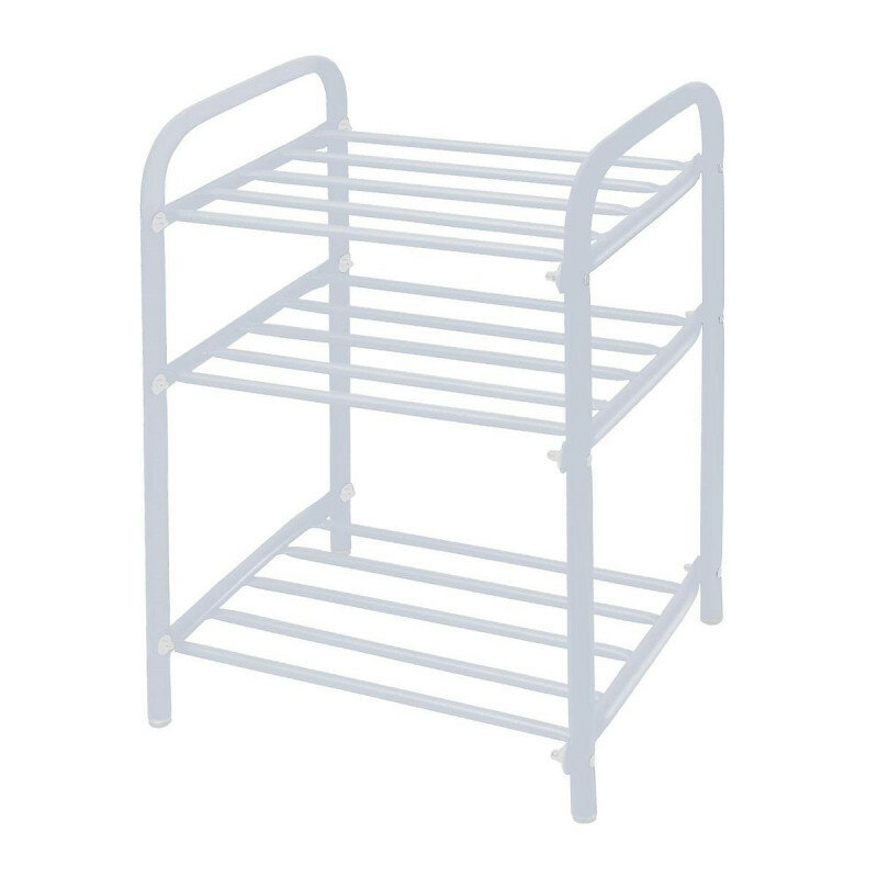 Полка для обуви 3-х полочная 440х330х500 Комфорт Матовый серый, Ника ЭТК1/МС