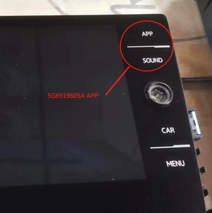 ЖК-дисплей с кнопкой навигации и сенсорной панелью для VW MK7 Golf 7 Passat b8 Polo mk6, 8 дюймов, 5G6919605A APP 5G6919605B