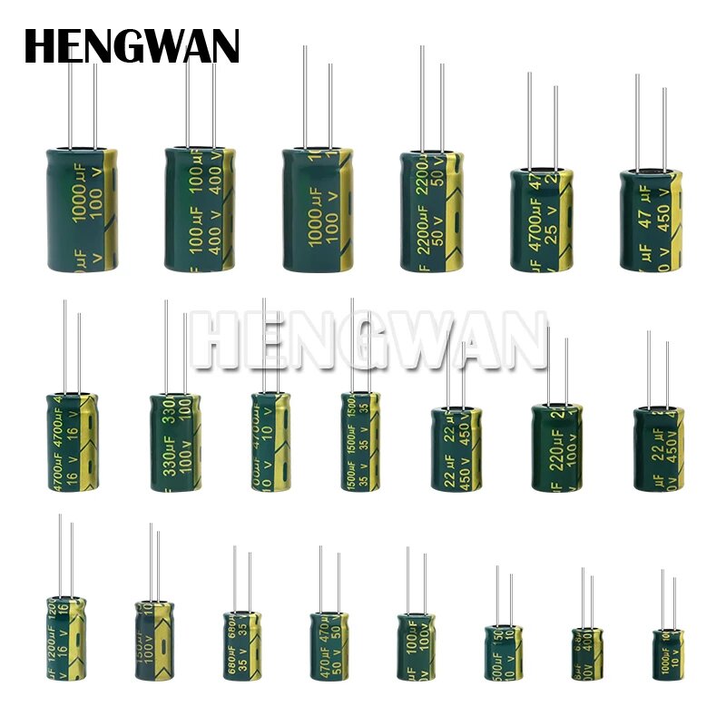 Высокочастотные алюминиевые конденсаторы HENGWANET 100V100UF 10PCS