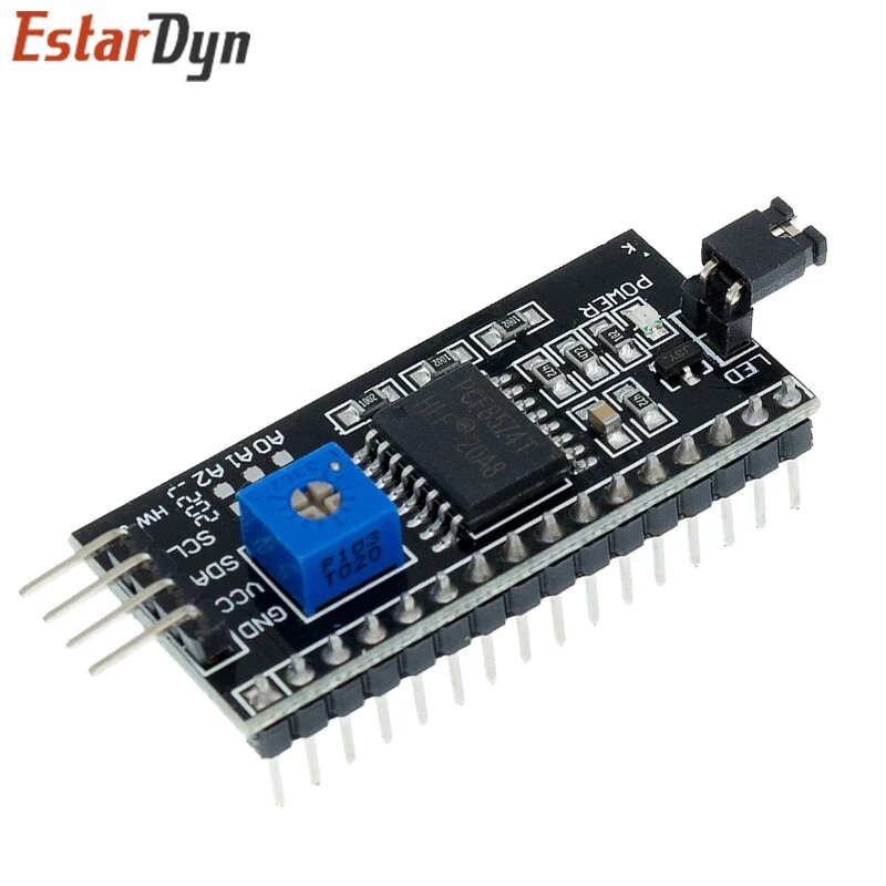 Estardyn LCD 1602 модуль, черный, IIC Interface