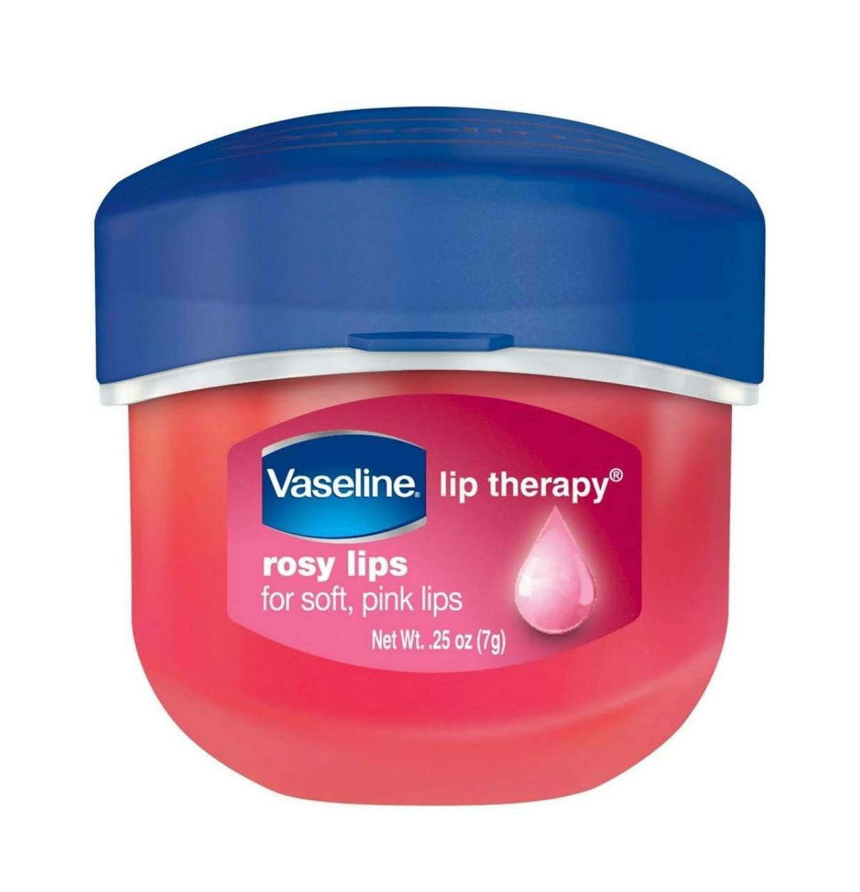 Бальзам для губ Vaseline Rosy Lips, питательный