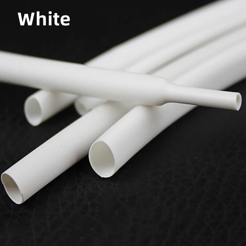 Термоусадочная трубка 1 м, 2:1, черная White, 35mm x 1meter