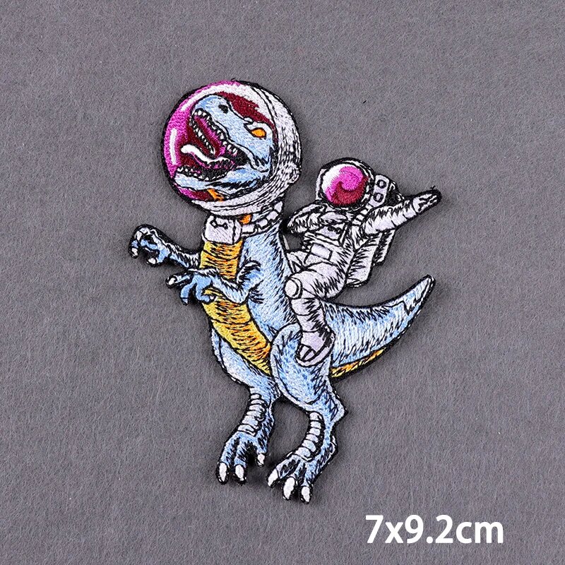 Кошка Лев лицо с цветком утюг на заплатках для одежды термоклеевые нашивки животные вышивка глажка швейные наклейки DIY