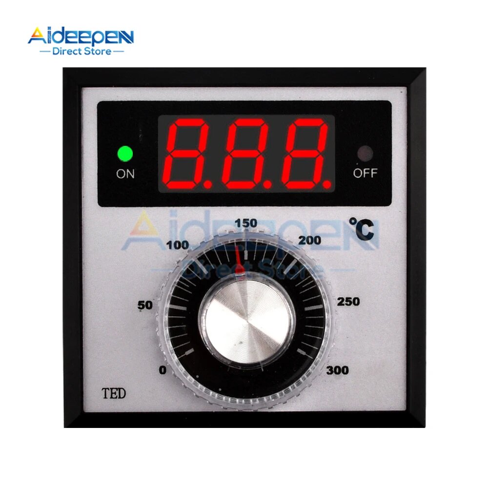 Регулятор температуры Aideepen TED-2001, 220V, 300°C