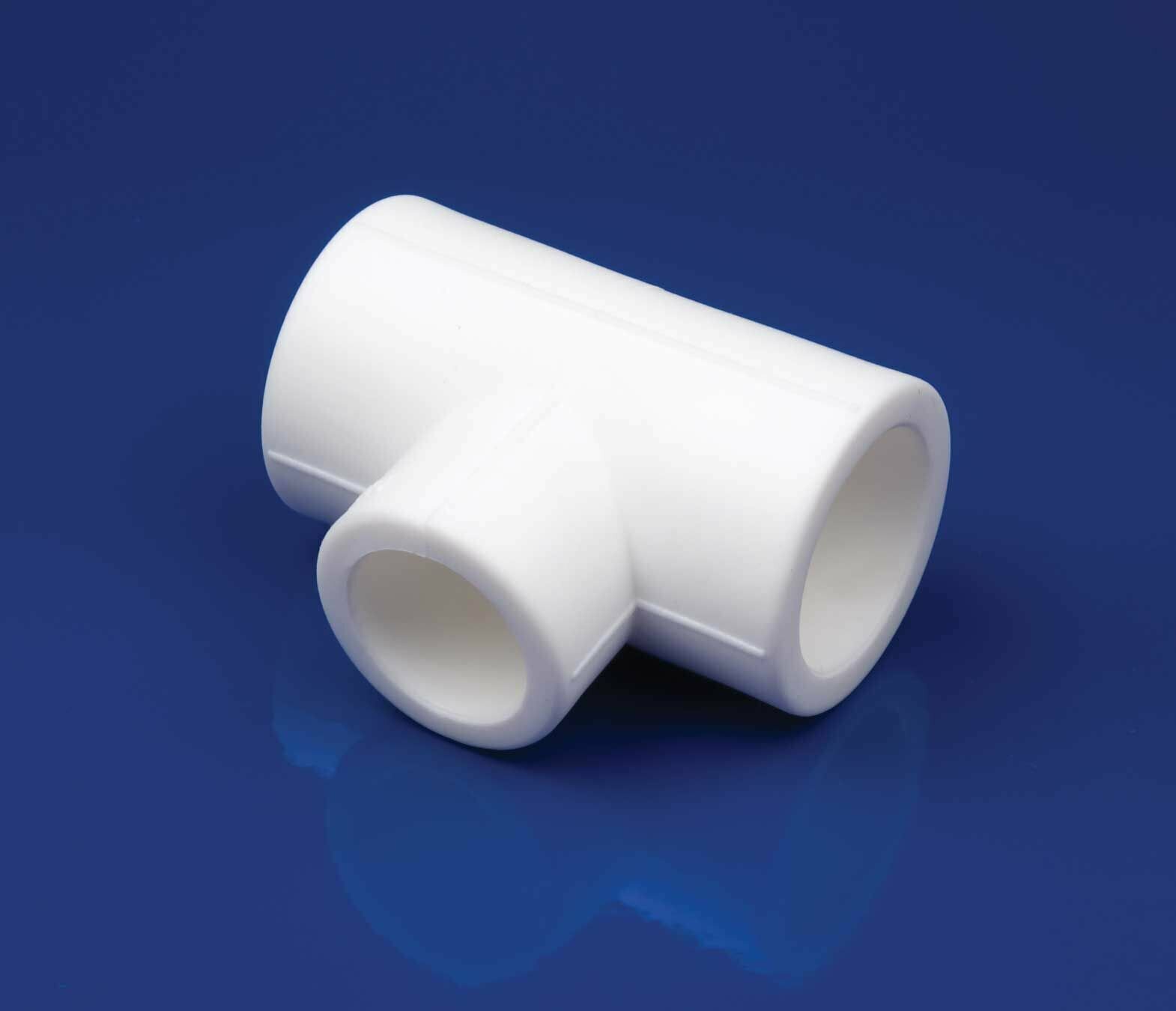 Тройник соединительный MeerPlast 20 белый