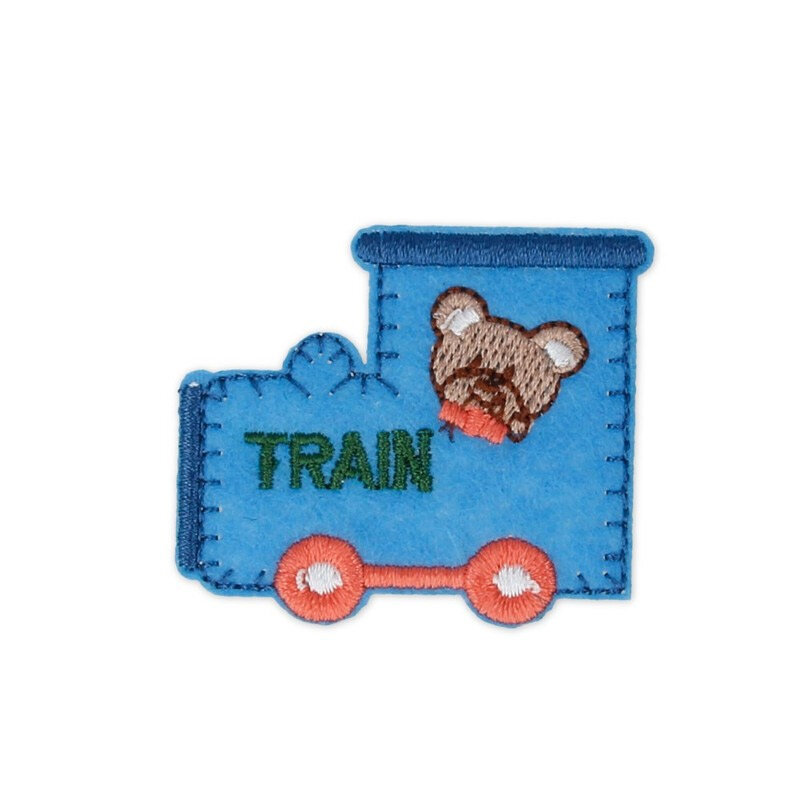 Gamma Термоаппликация поезд 4.5х4 см, №07/5, №1675 для детской одежды и аксессуаров
