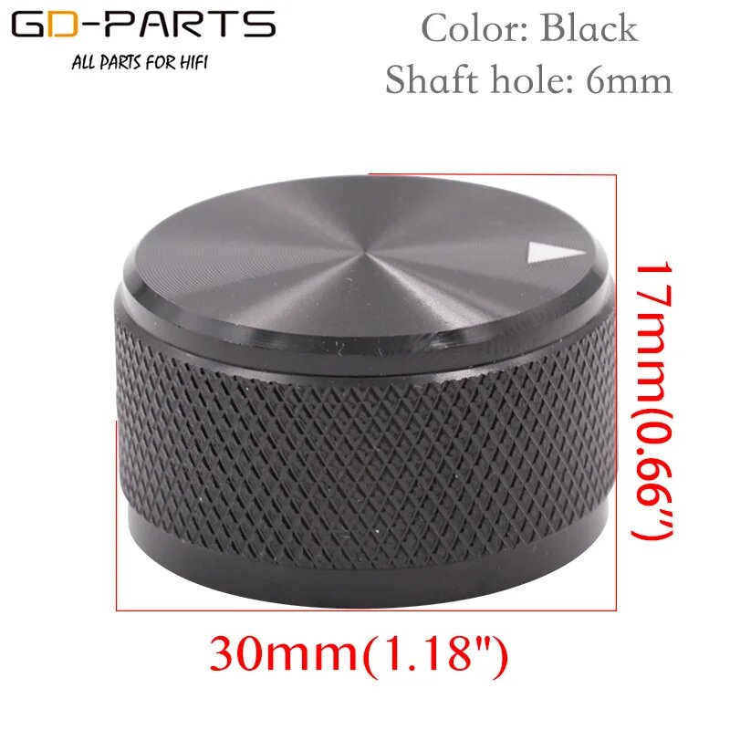 Регулятор громкости GD-PARTS 30*17 мм, черный