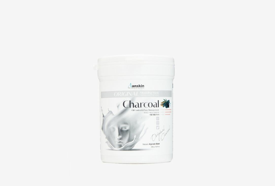 Маска для кожи с расширенными порами ANSKIN Charcoal Modeling Mask 240 г