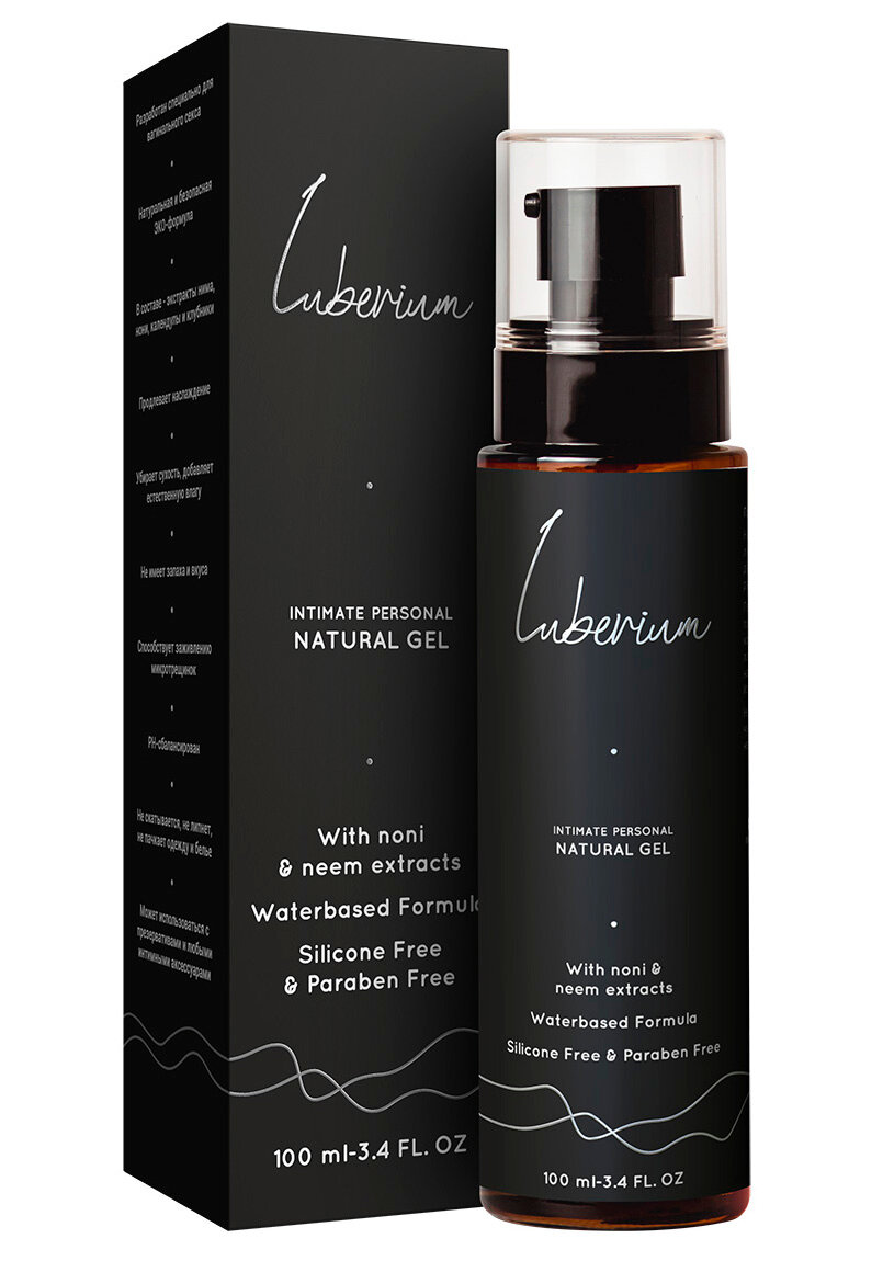 Интимный гель на водной основе с экстрактами нони и нима Luberium Natural Gel, 100 мл