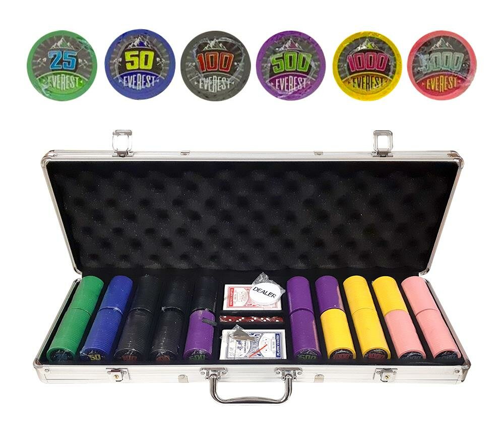 Набор для покера Everest на 500 фишек 61805 Partida