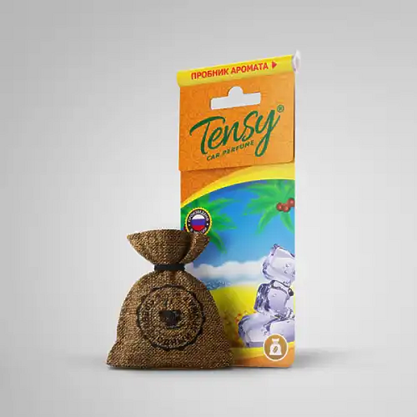 TENSY TME-11 (TME11_TY) ароматизатор tensy подвесной гранула мешочек черный лед\