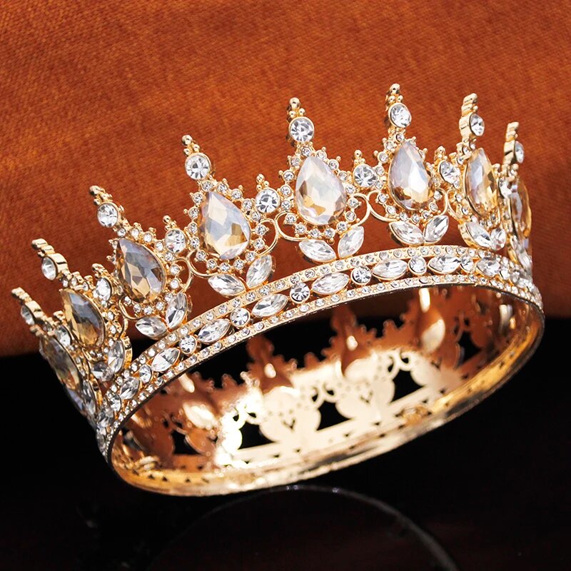 Короны Cenmon из кристаллов Gold champagne