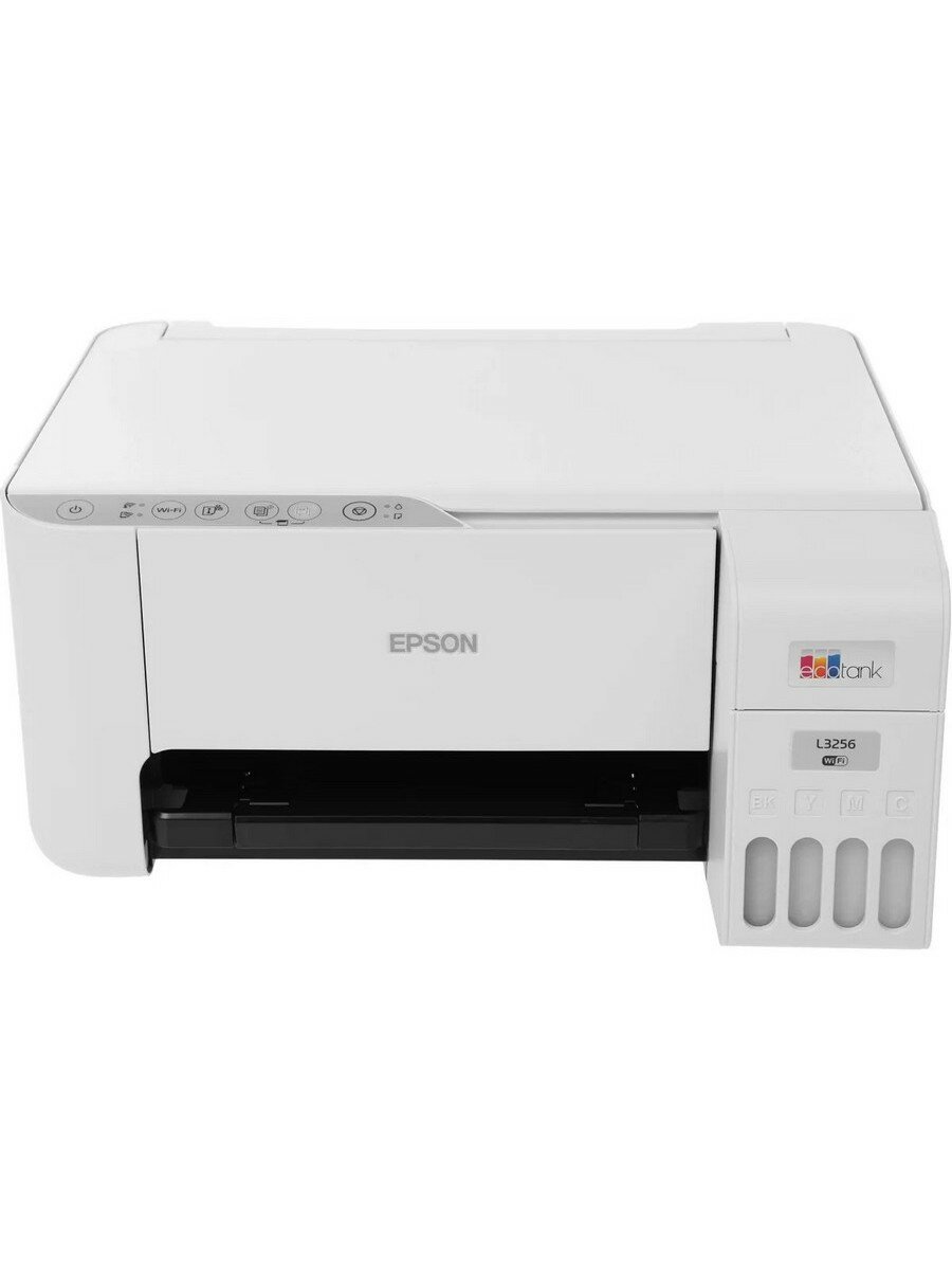 МФУ струйный EPSON EcoTank L3256 white (A4, принтер/сканер/копир, 5760x1440dpi, до 33чб/15цв. ppm, СНПЧ, Ink103, WiFi, USB) (C11CJ67421)