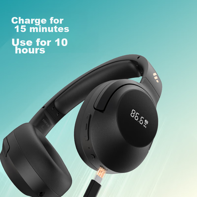 Беспроводные наушники Edifier K710W Over-Ear FM Tuning Bluetooth Headphones, цвет Black