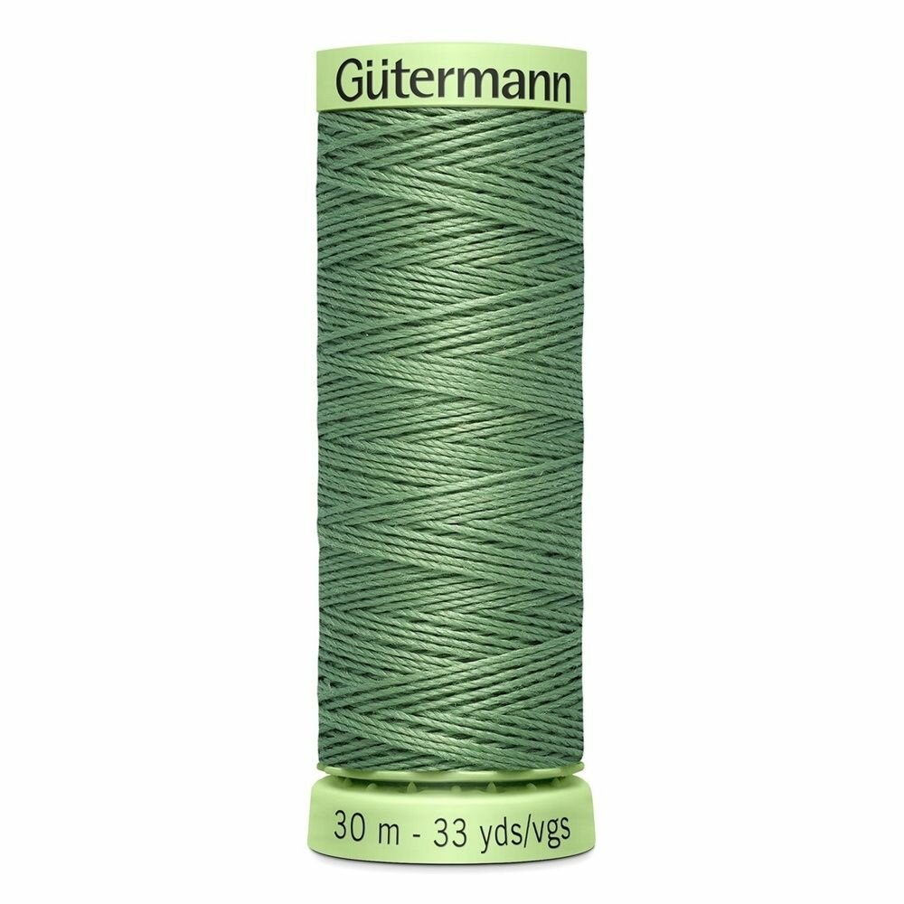 Декоративная нить Gutermann Top Stitch 30/30 м для декоративной отстрочки, 100% полиэстер, цвет 821 серый офицерский, 5 шт (3)