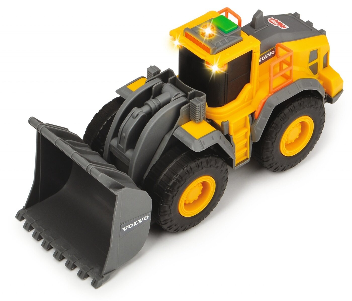 Колесный погрузчик Dickie Toys Volvo, 23 см, свет, звук (3723003)