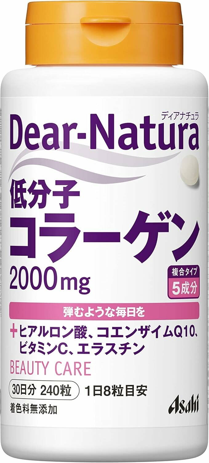 Коллаген Asahi Dear Natura, 240 тб, на 30 дн, для здоровья кожи