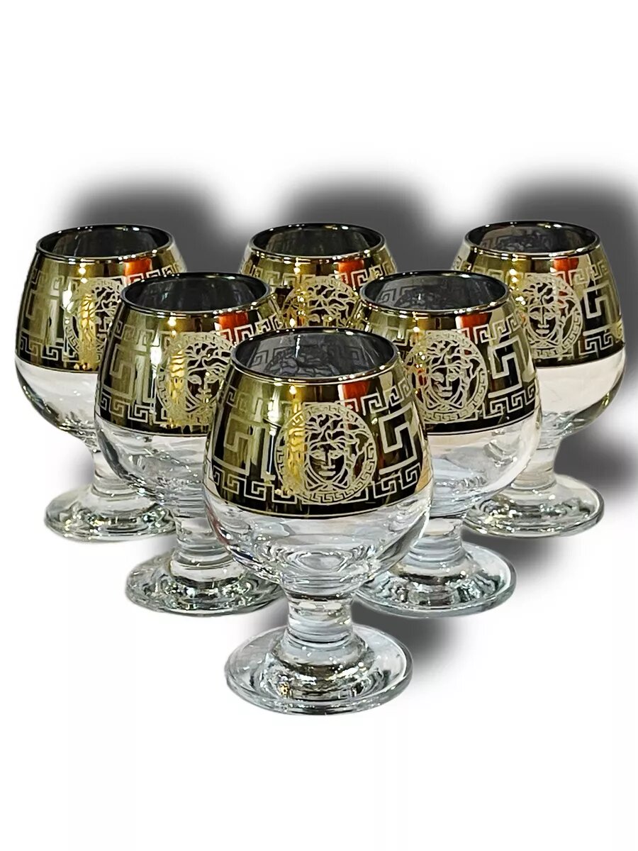 Подарочный Набор бокалов для коньяка "Версаче"