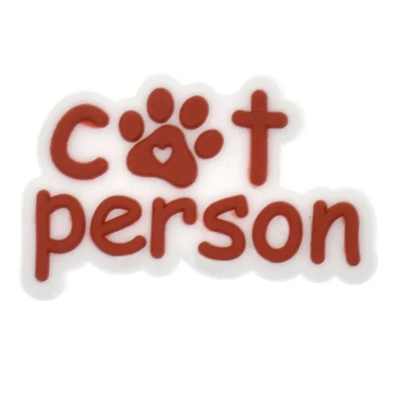 Подвеска для Crocs "Cat Person" (01)