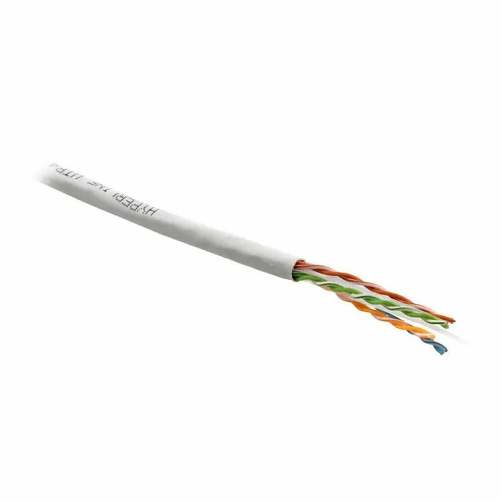 Кабель Hyperline UUTP4R-C6-S23-IN-LSZH-GY-305 (305 м) Кабель