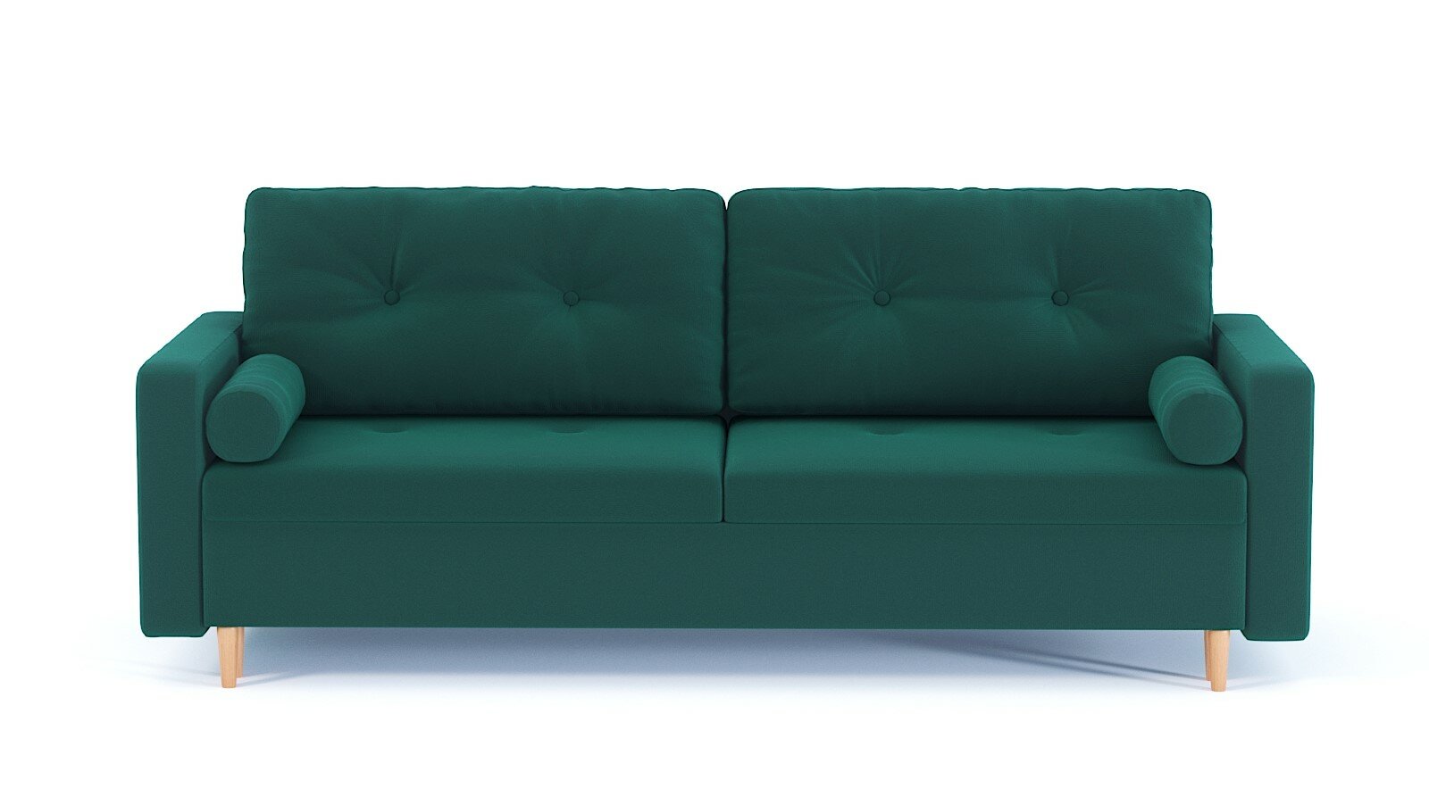 Диван прямой Белфаст, Изумрудный