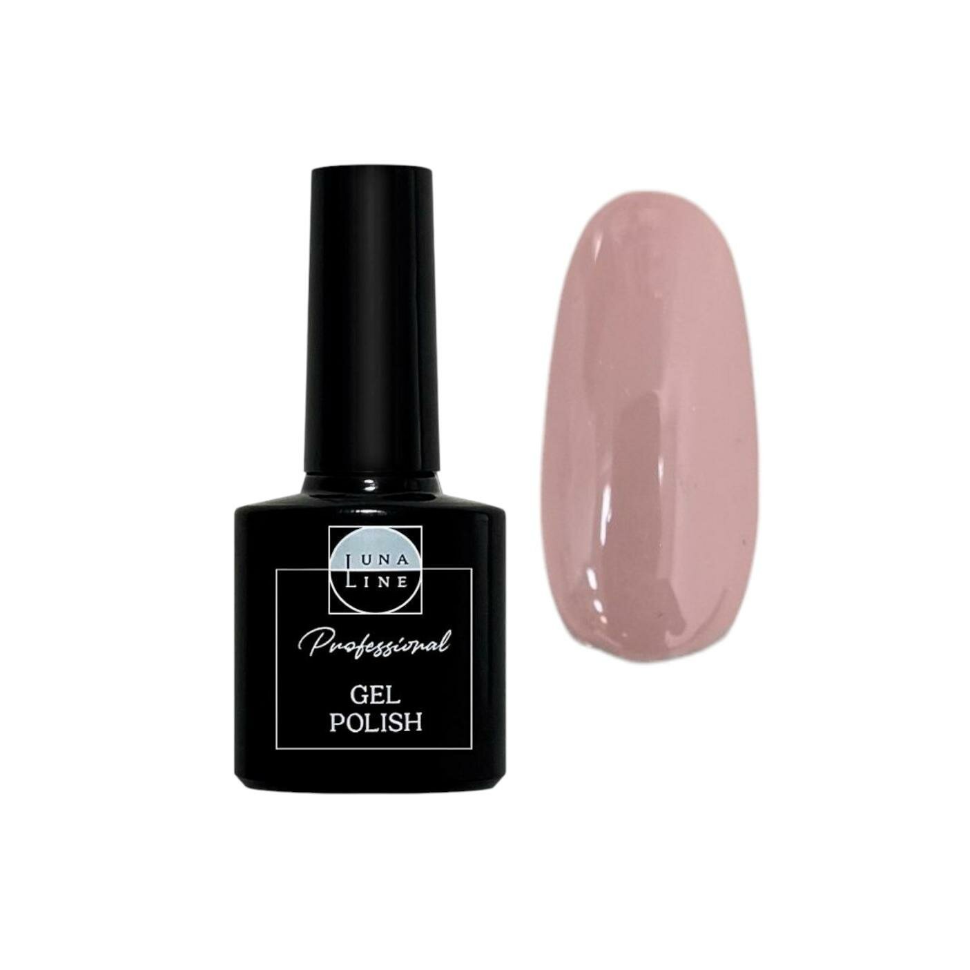 Гель-лак LunaLine №014 8 мл классическая коллекция, светло-коричневый, без эффекта