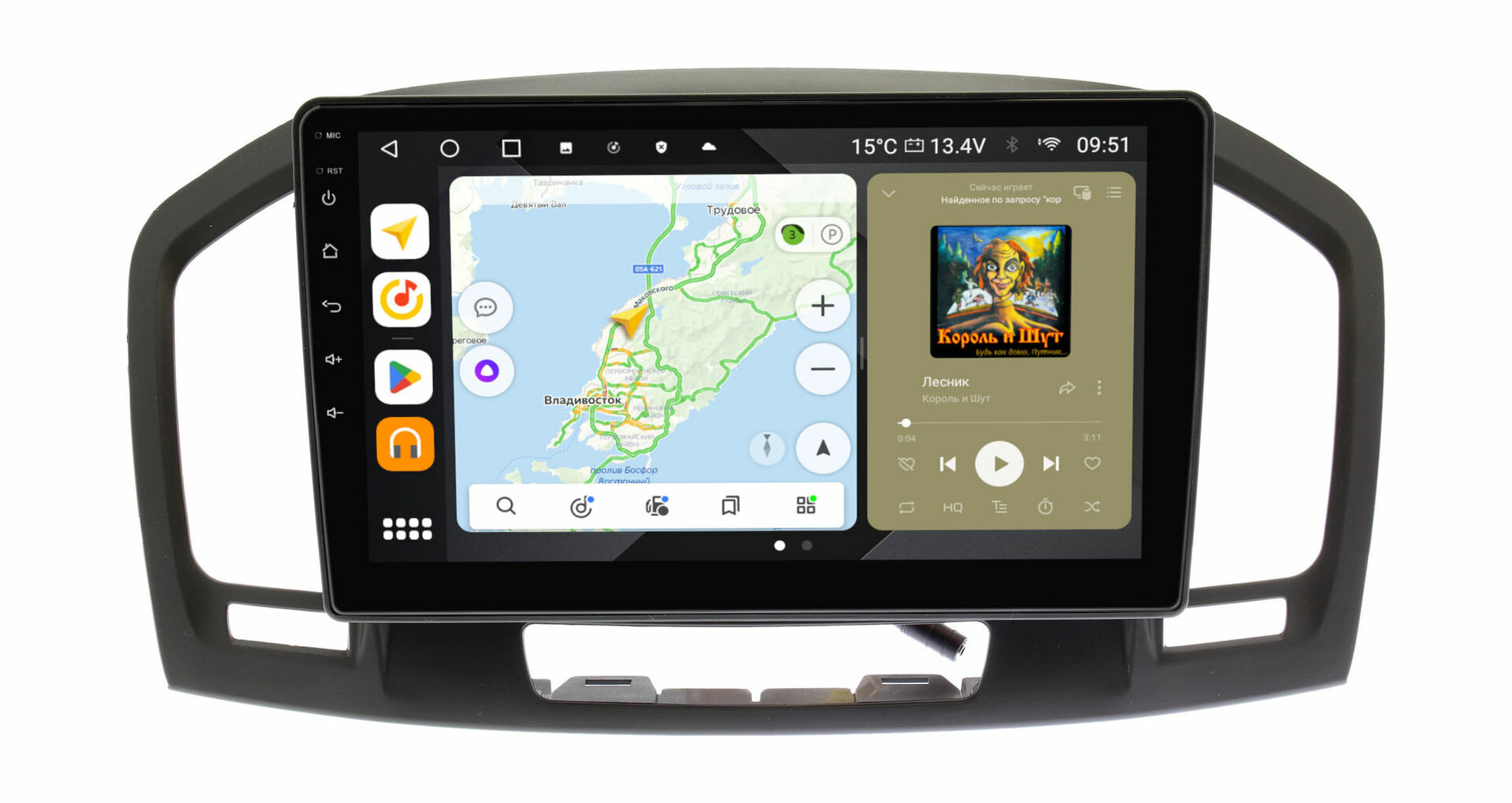 Магнитола Opel Insignia 2009 - 2013 / 9 дюймов, 4/32GB, 8 ядер, DSP, 4G, Android 10 / Wide Media