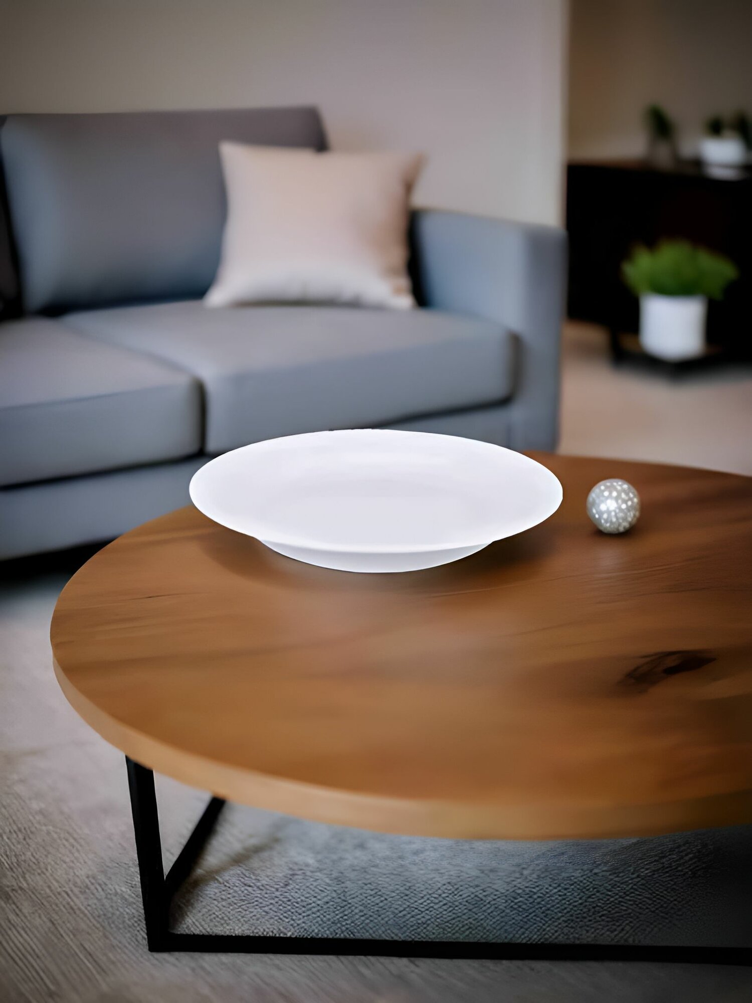 Глубокая фарфоровая тарелка Принц "Башкирский фарфор" диаметр 30 см, набор из 3 шт