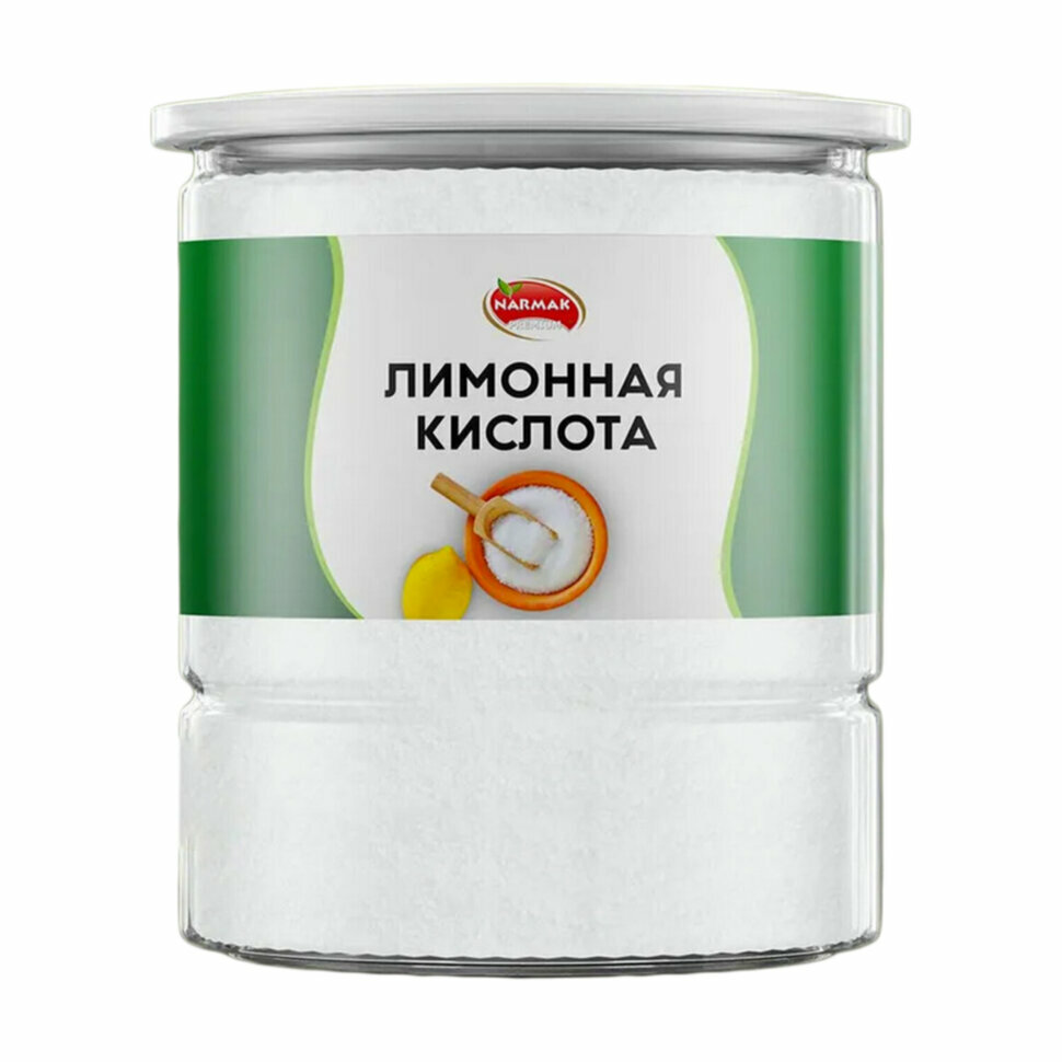 Лимонная кислота 1 кг, пластиковая банка, NARMAK, 622755