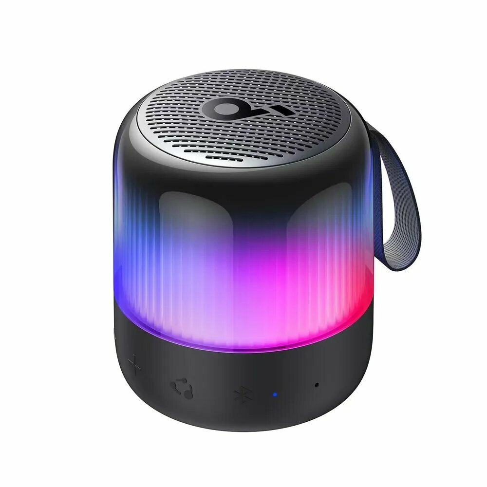 Блютуз музыкальная колонка Soundcore Glow Mini с микрофоном и RGB , беспроводная колонка портативная акустическая система, Bluetooth 5.3, IP67