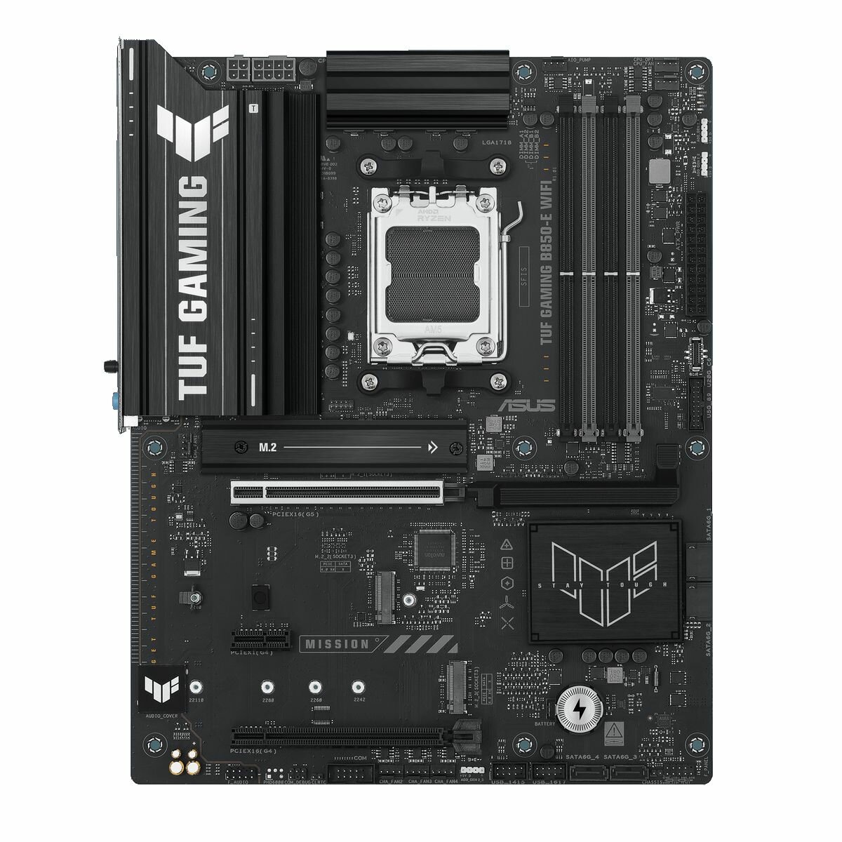 Материнская плата ASUS TUF GAMING B850-E WIFI, AM5, AMD B850, ATX, RTL (90MB1L20-M0EAY0)