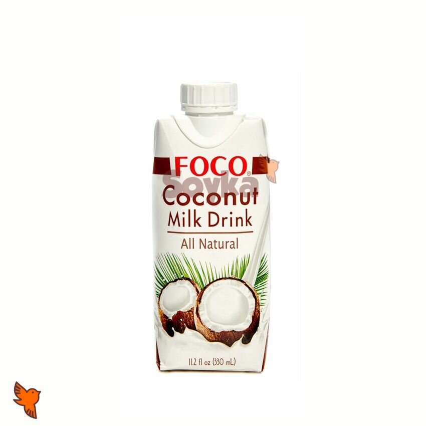 Кокосовая вода с кокосовым молоком без сахара Foco, 330мл
