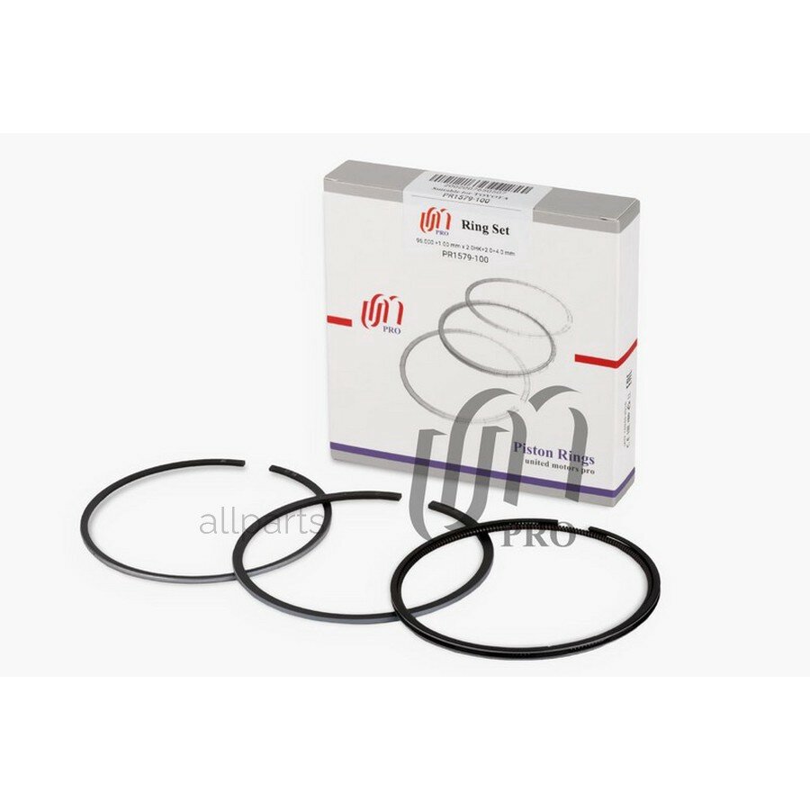 UMPRO PR1579100 Кольца поршневые 1.00 Toyota 3L d96.0+1.00 2.0HK-2.0-4.0 на 1 цил.