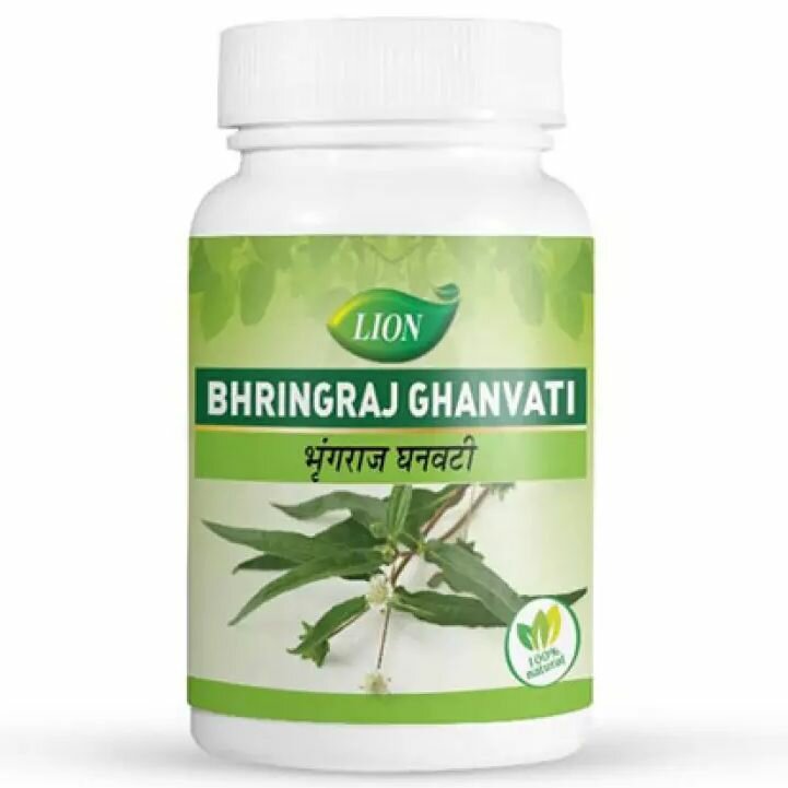 Брингарадж гханвати для волос, мозга Лион BHRINGRAJ GHANVATI 100 шт.